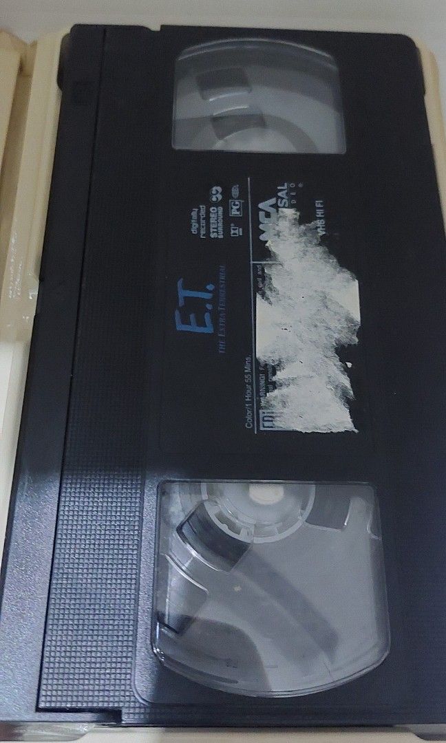 E.T. The Extra-Terrestrial Drew Barrymore Collectible VHS Video Tape ...