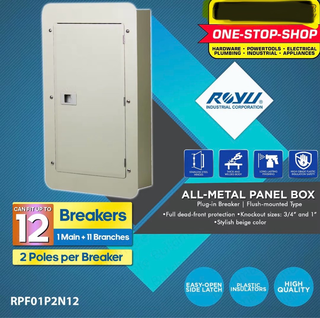 Flush Mounted Panel Board, Commercial & Industrial, Construction ...