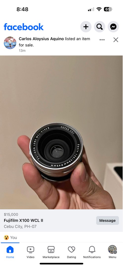 Fujifilm x100 WCL II, Photography, Cameras on Carousell