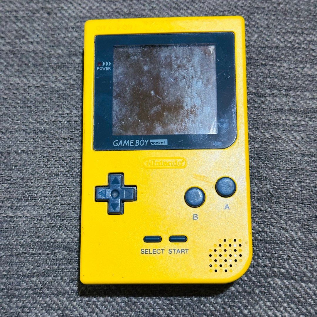 GAME BOY POCKET YELLOW CONSOLE MGB-001 - Untested, Video Gaming, Video ...