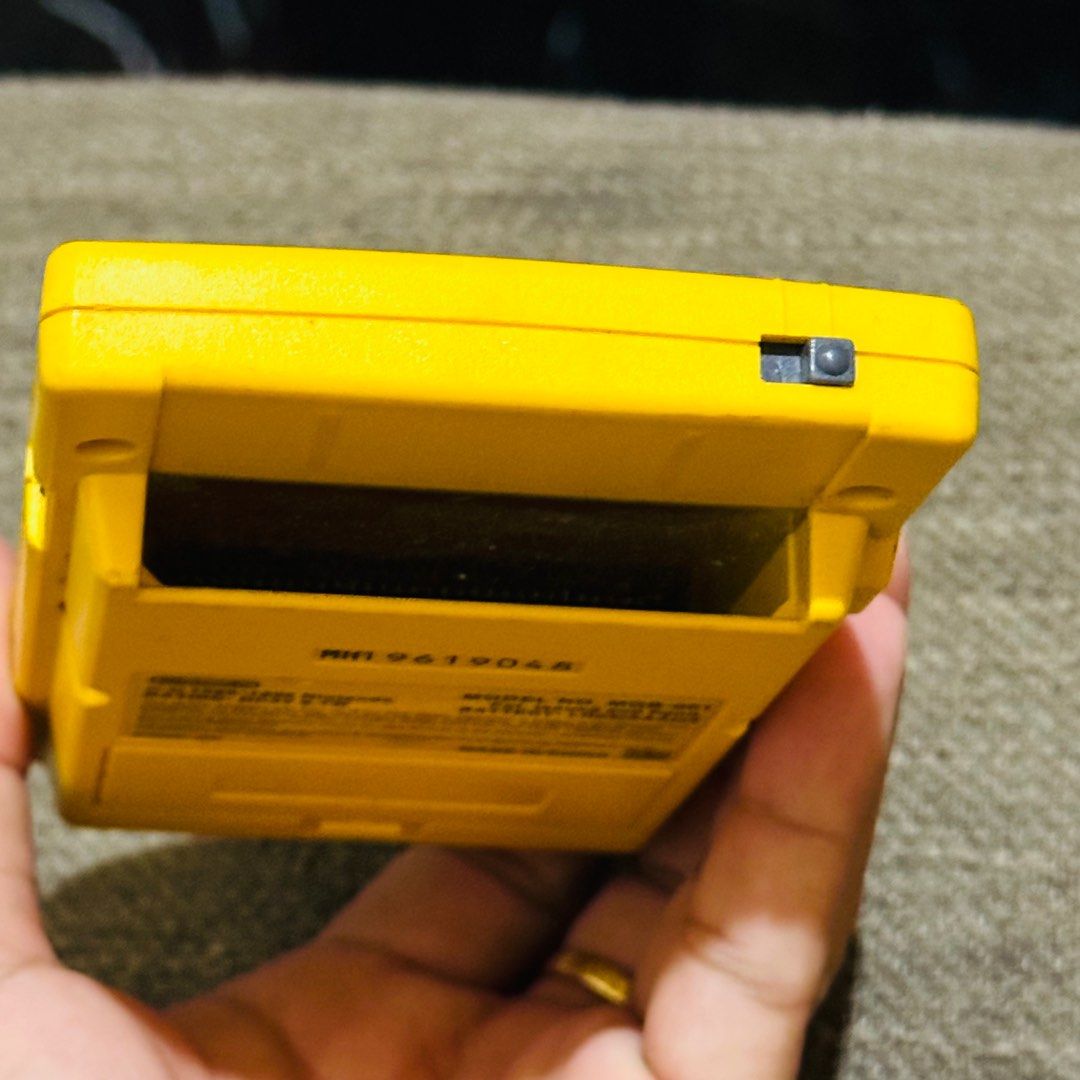 GAME BOY POCKET YELLOW CONSOLE MGB-001 - Untested, Video Gaming, Video ...