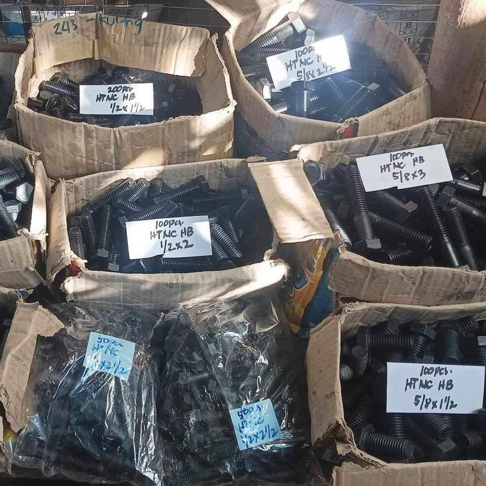 Gr8.8 Hi-Tensile Heavy Duty Structural Bolts Carbon Steel Capscrew M5 ...