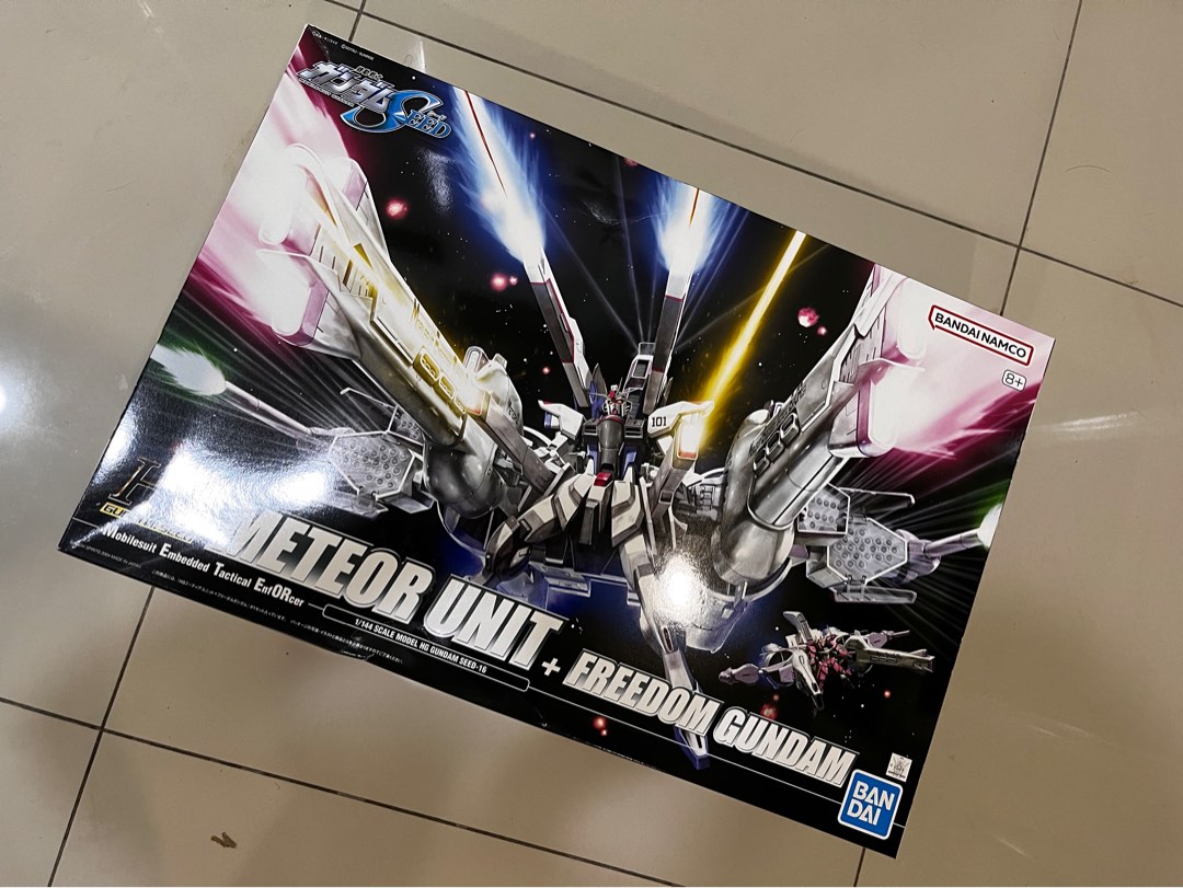 HG Meteor Unit + Freedom Gundam, Hobbies & Toys, Toys & Games on Carousell