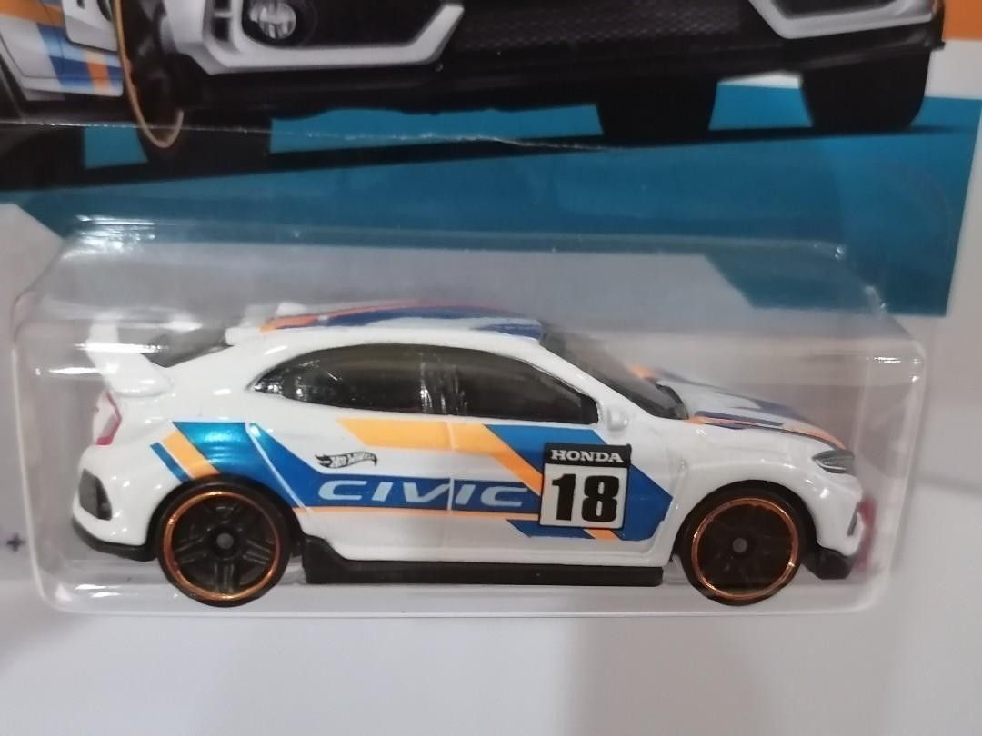 Hot Wheels 2022 Honda Civic Series 5/5 2018 Honda Civic Type R ...