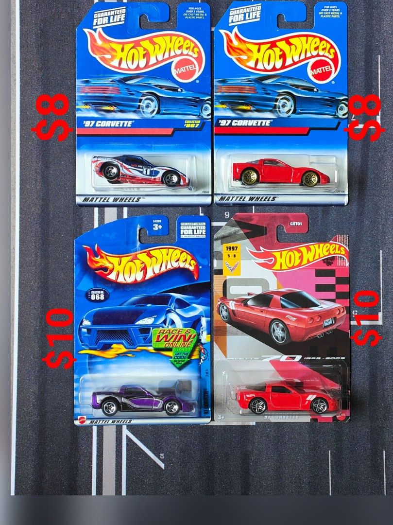 Hot Wheels 97 Corvette assorted sold separately, Hobbies & Toys, Toys ...