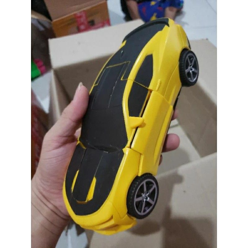 JUALAN MAINAN BERUBAH ROBOT TRANSFORMING CARS CAMARO YELLOW YELOW ...