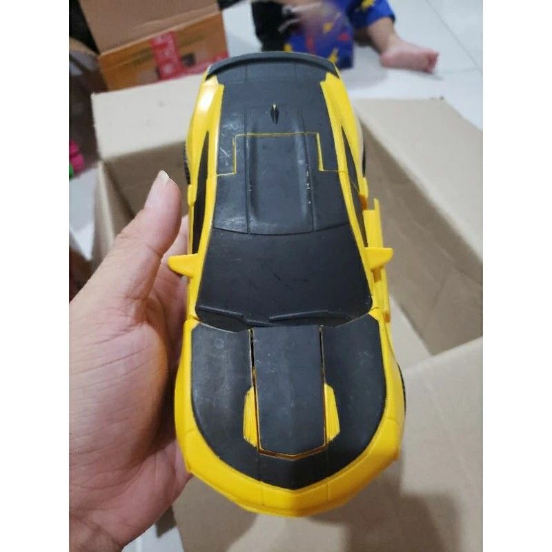 JUALAN MAINAN BERUBAH ROBOT TRANSFORMING CARS CAMARO YELLOW YELOW ...