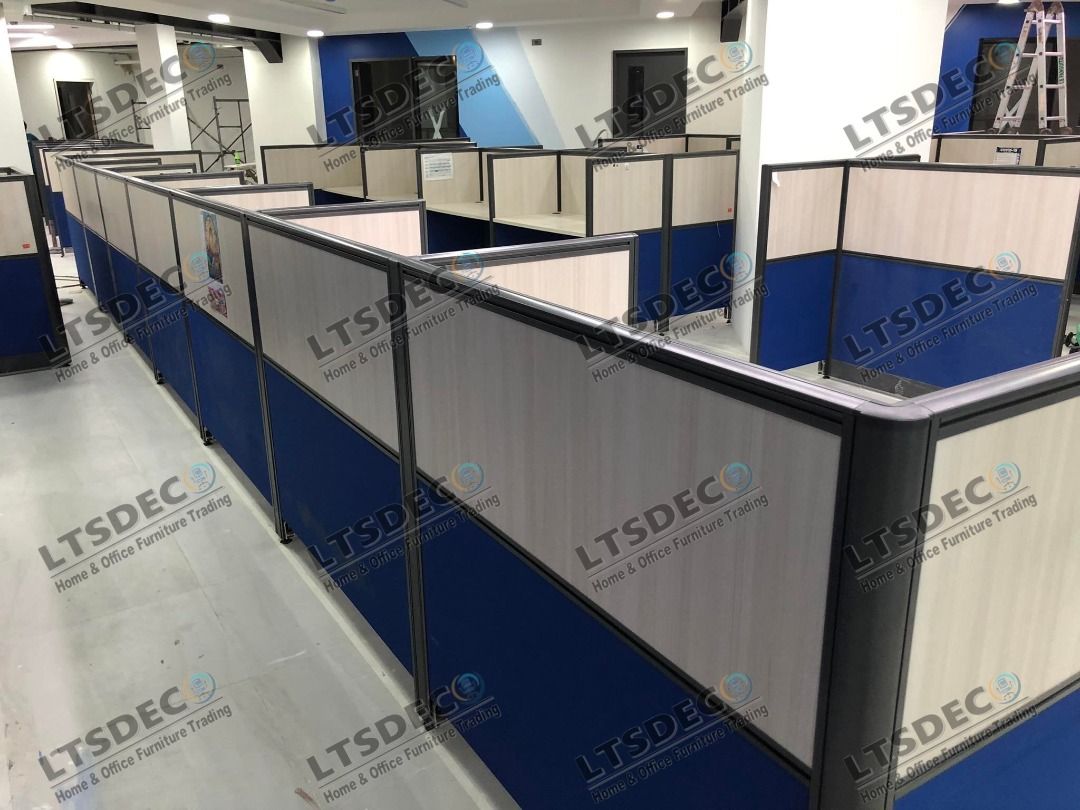 linear type workstation cubicle / modular partition// office partition ...