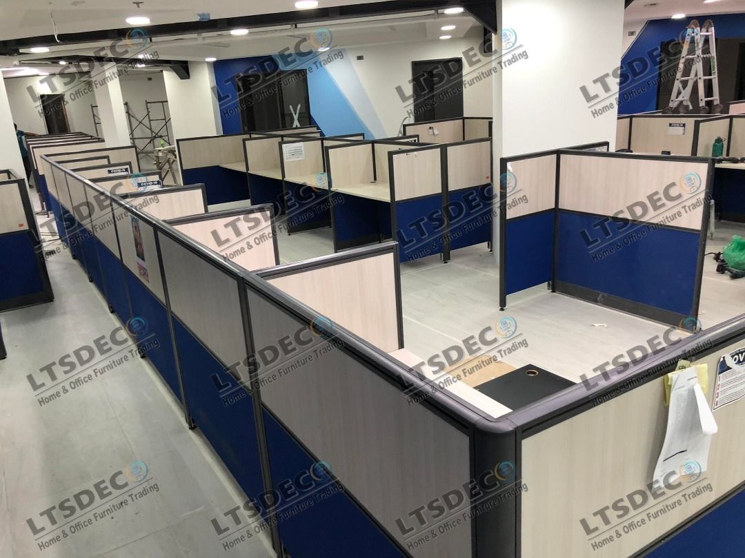 linear type workstation cubicle / modular partition// office partition ...