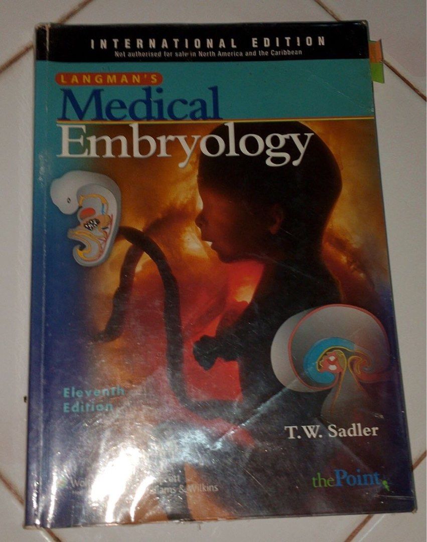Medical embryology (langman's), Hobbies & Toys, Books & Magazines ...