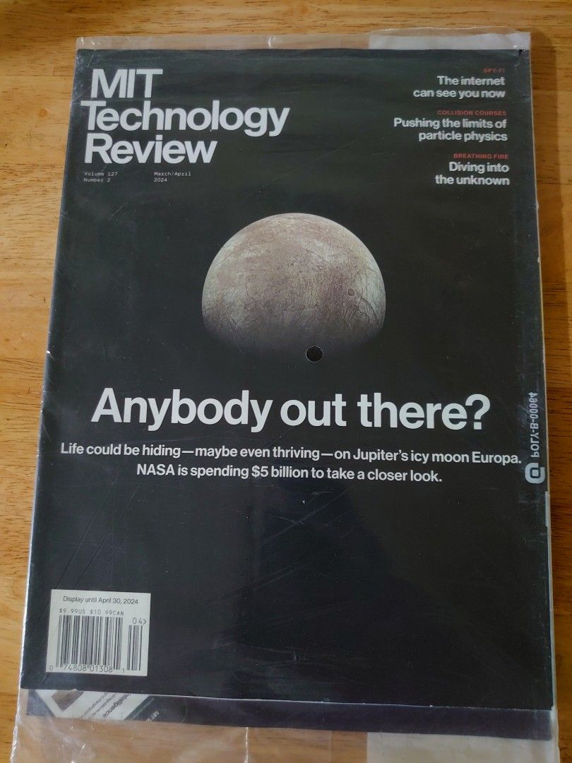 MIT Technology Review March April 2024 issue NASA particle physics ...