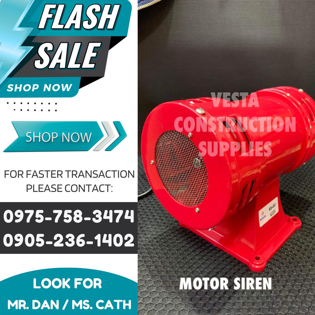 Motor Siren, Commercial & Industrial, Construction Tools & Equipment on ...