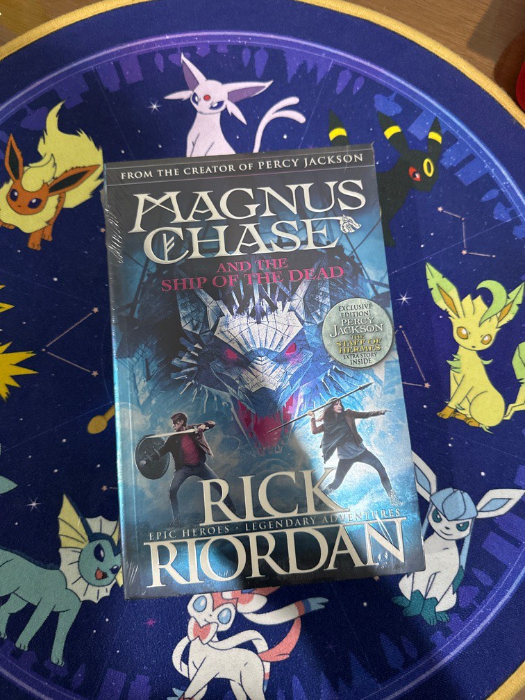 Novel Magnus Chase and The Ship of The Dead English ver., Buku & Alat ...