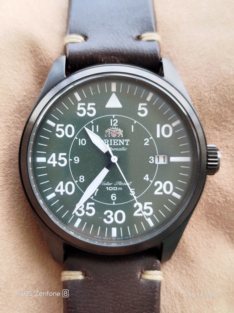 ORIENT PILOT AUTOMATIC, Fesyen Pria, Jam Tangan di Carousell