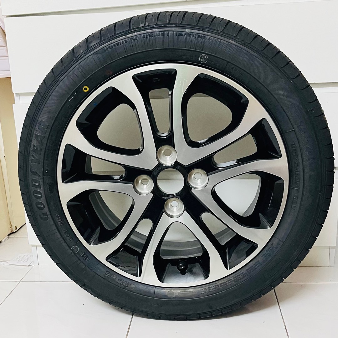 ORIGINAL TAYAR+RIM MYVI, Auto Accessories on Carousell