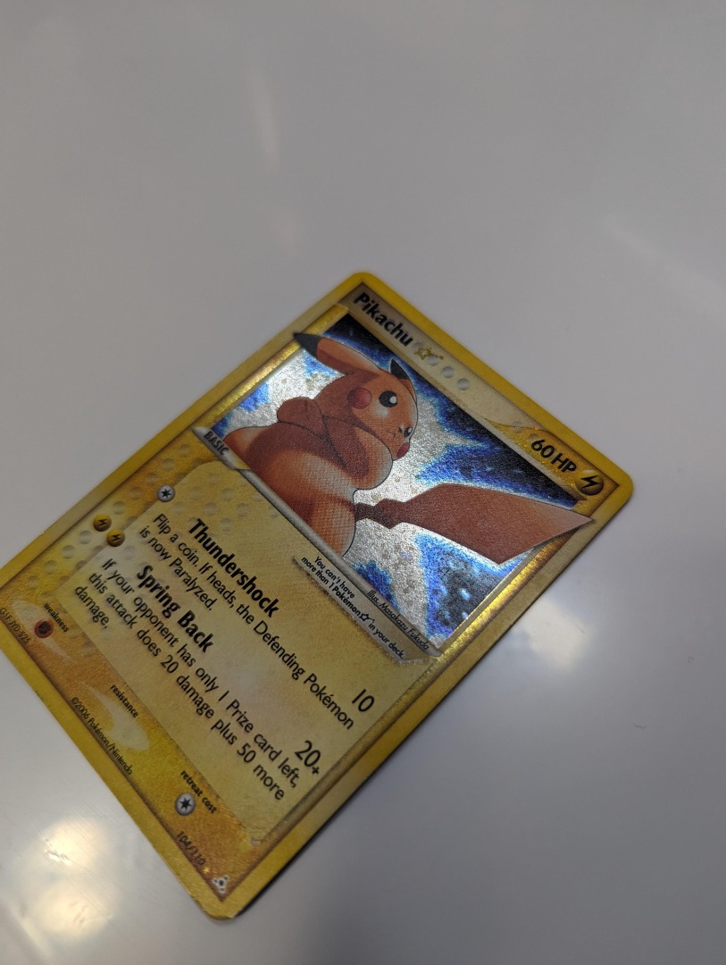 pikachu gold star, Hobbies & Toys, Toys & Games on Carousell