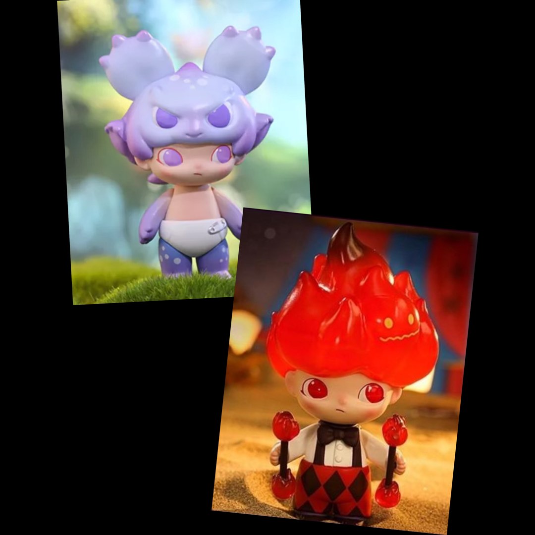 Popmart Dimoo Baby Dragon & Fire Dancer, Hobbies & Toys, Toys & Games ...
