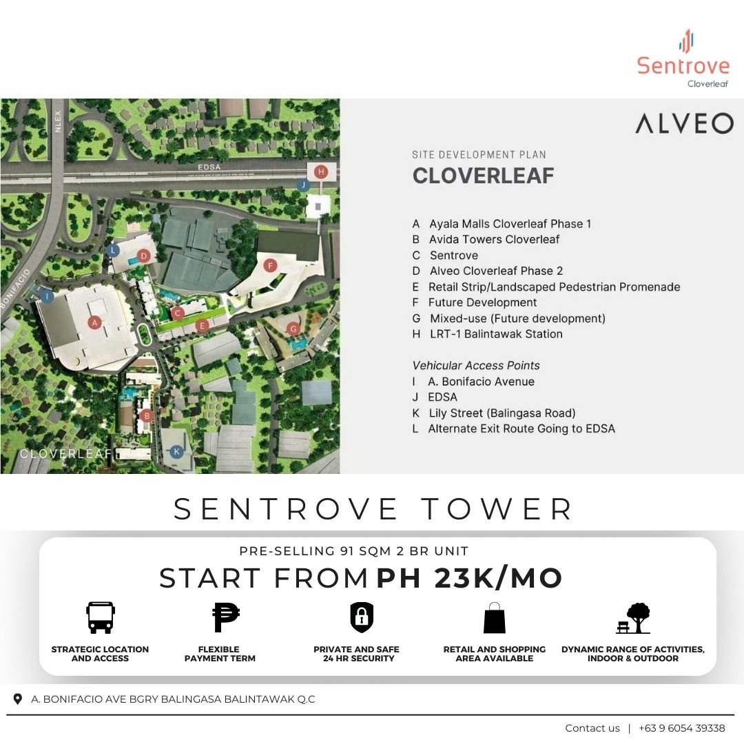 Prime Residential 2 Bedroom Condo Unit Balintawak QC (Sentrove Tower ...