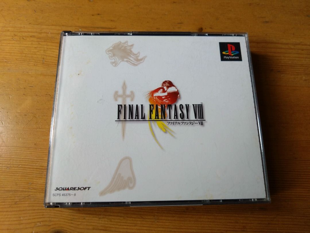 PS1 Final Fantasy VIII FF8 有側紙 最終幻想, 電子遊戲, 電子遊戲, PlayStation - Carousell