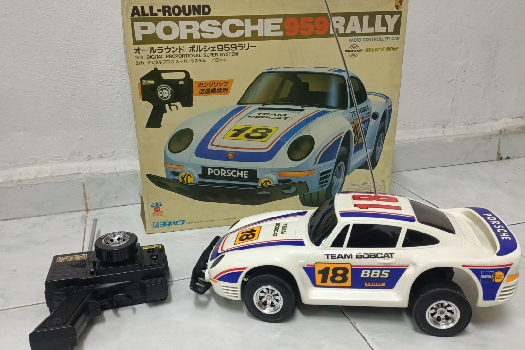 Rc Yonezawa Porsche 959 Rally. 1/12 scale. 1985. Running condition ...