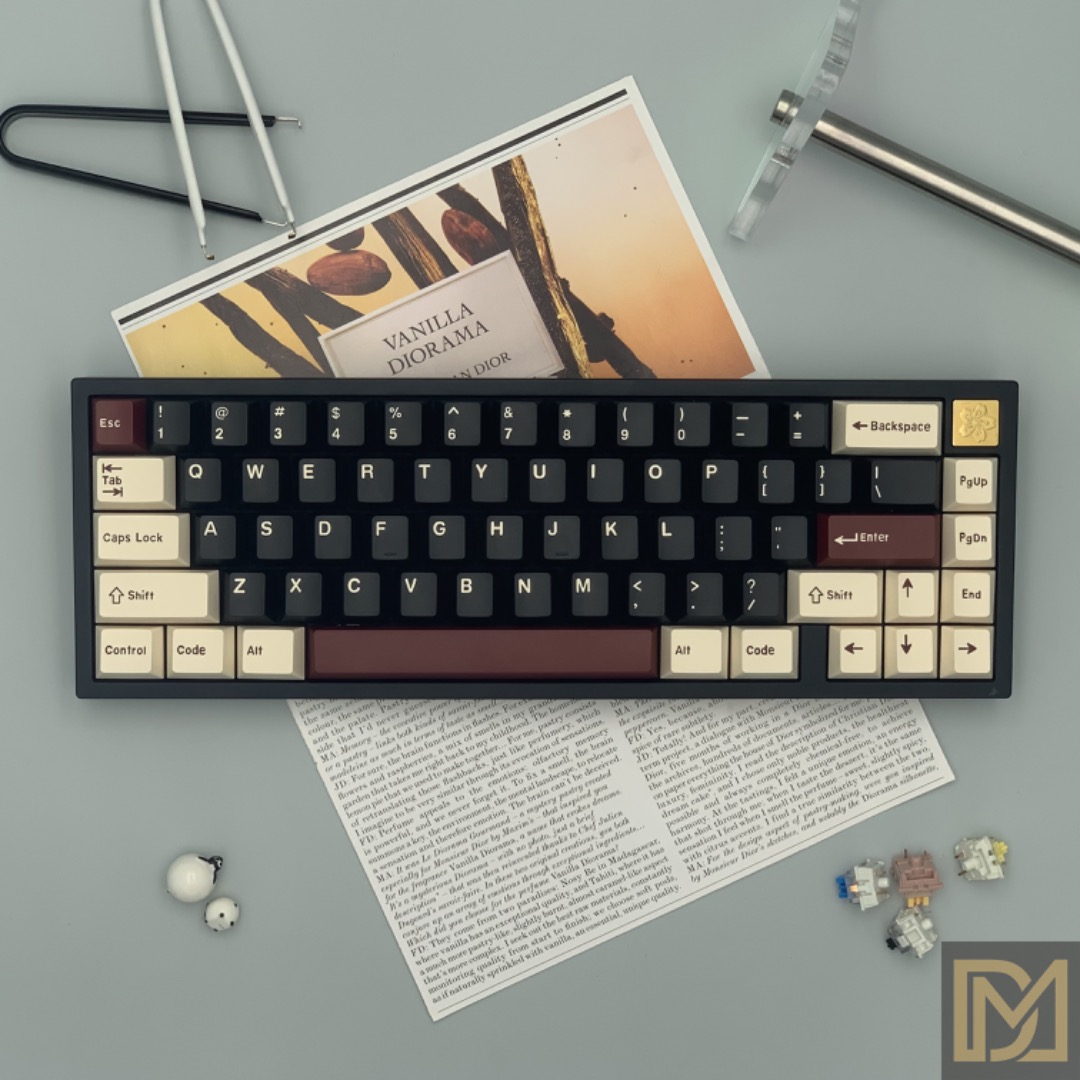 Rome Keycap PBT Double Shot Cherry Black Gladiator Keycaps Fit All ...