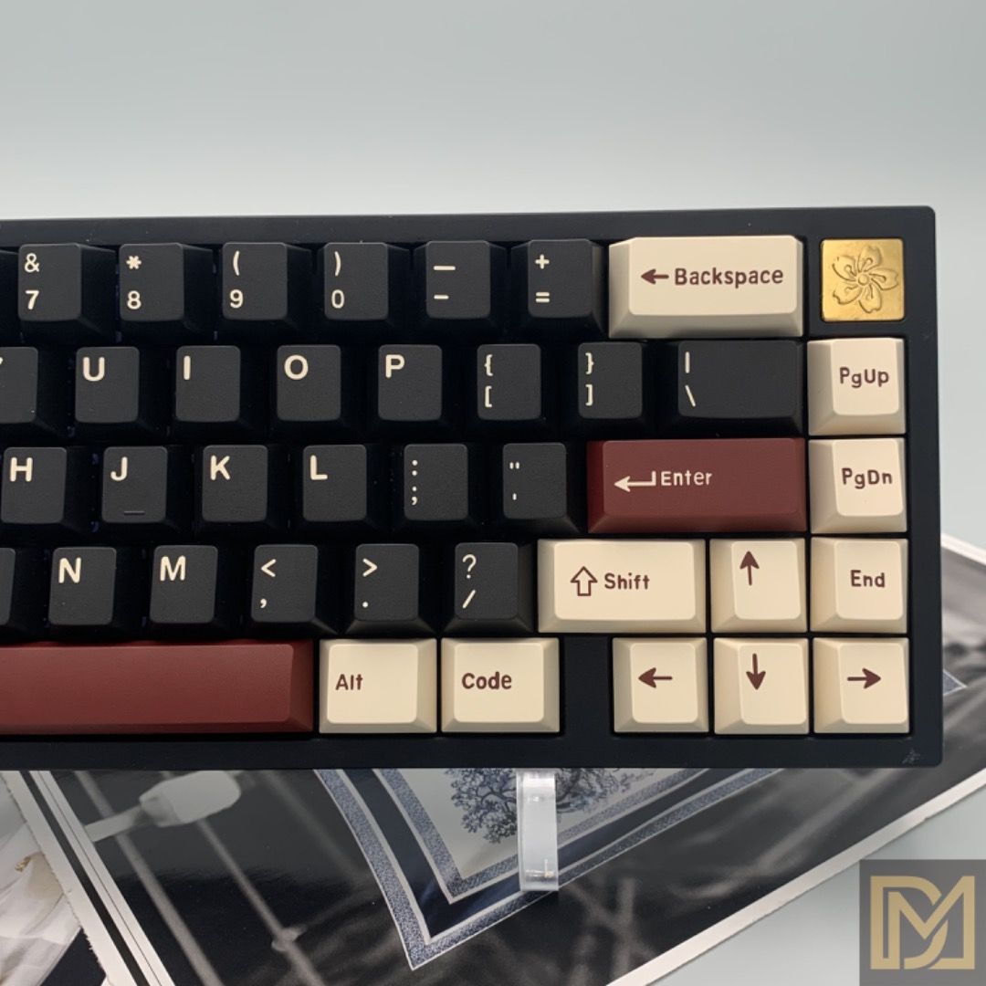 Rome Keycap PBT Double Shot Cherry Black Gladiator Keycaps Fit All ...