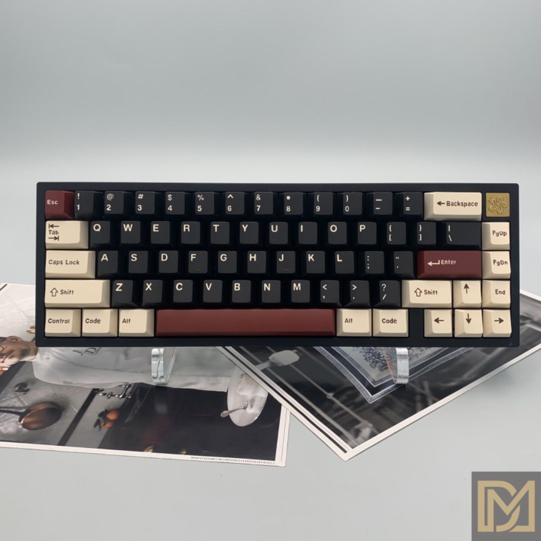 Rome Keycap PBT Double Shot Cherry Black Gladiator Keycaps Fit All ...
