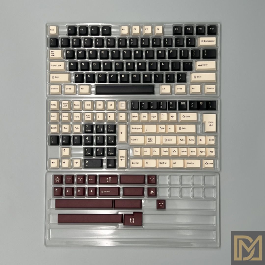 Rome Keycap PBT Double Shot Cherry Black Gladiator Keycaps Fit All ...