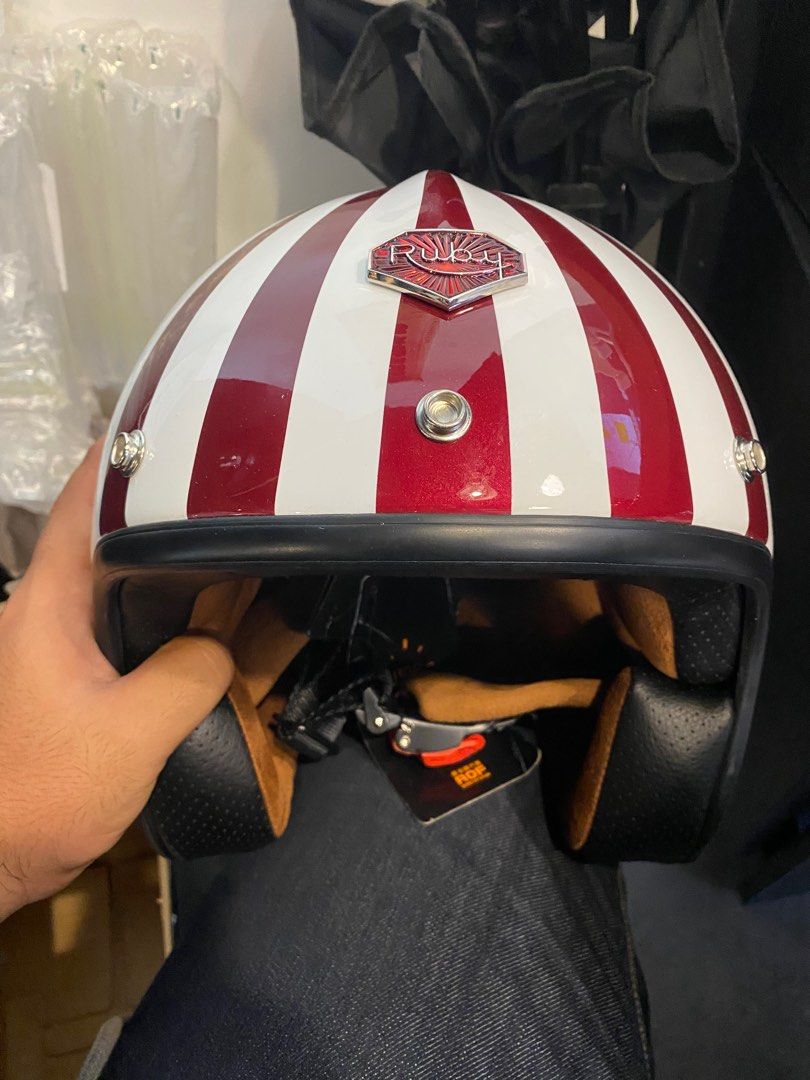 Ruby helmet, Auto Accessories on Carousell