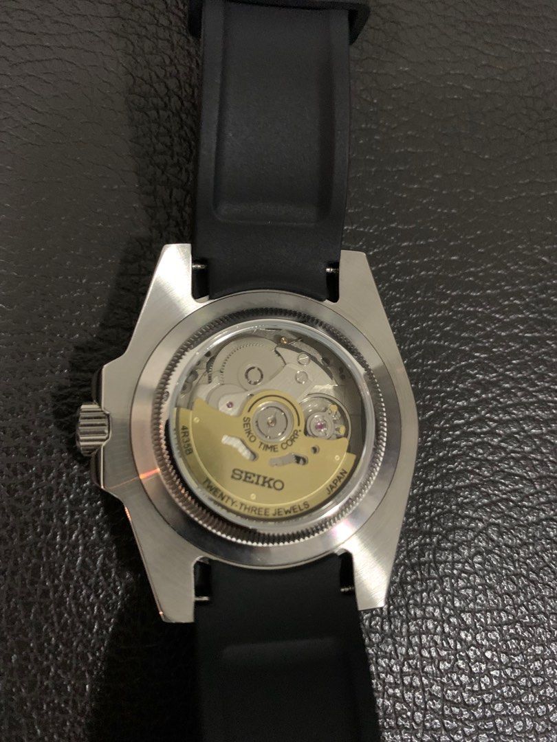 Seiko NH35 Black Yacht Master, Luxury, Watches on Carousell