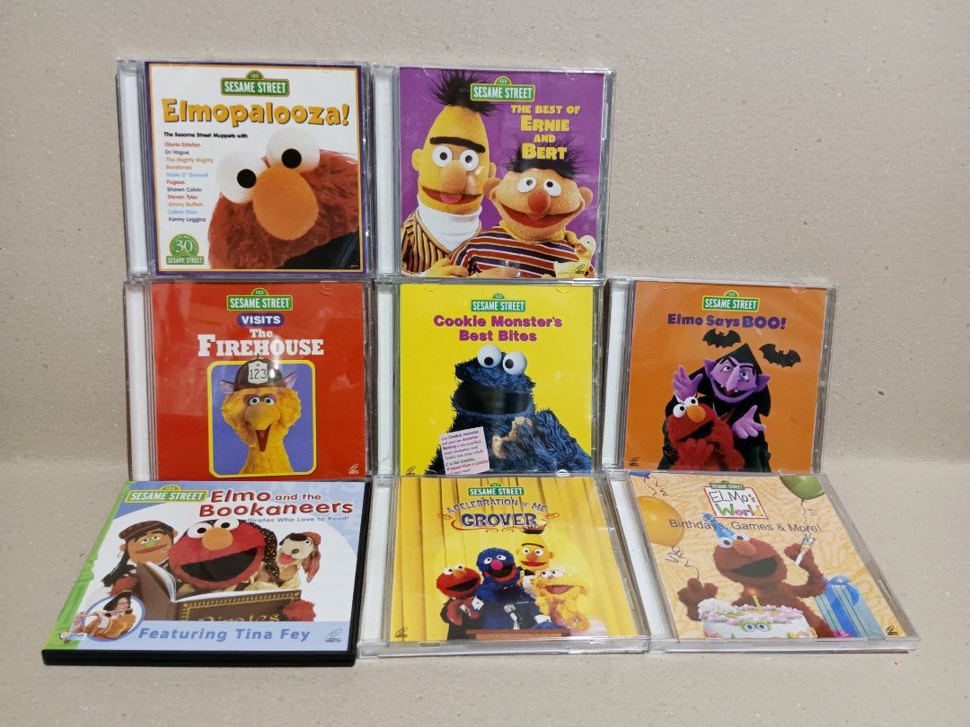 Sesame Street Video Cd VCD set of 8 pcs, Hobbies & Toys, Music & Media ...