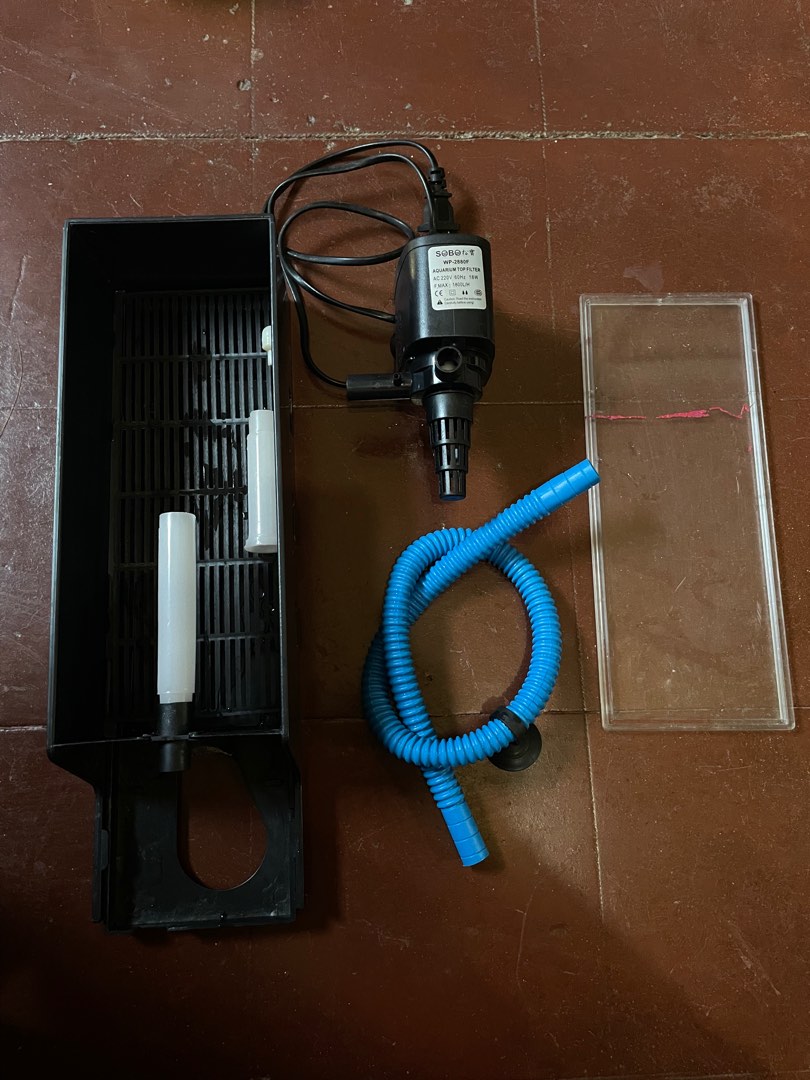 SOBO AQUARIUM OVERHEAD SUMP/FILTER WP-2880F, Pet Supplies, Homes ...