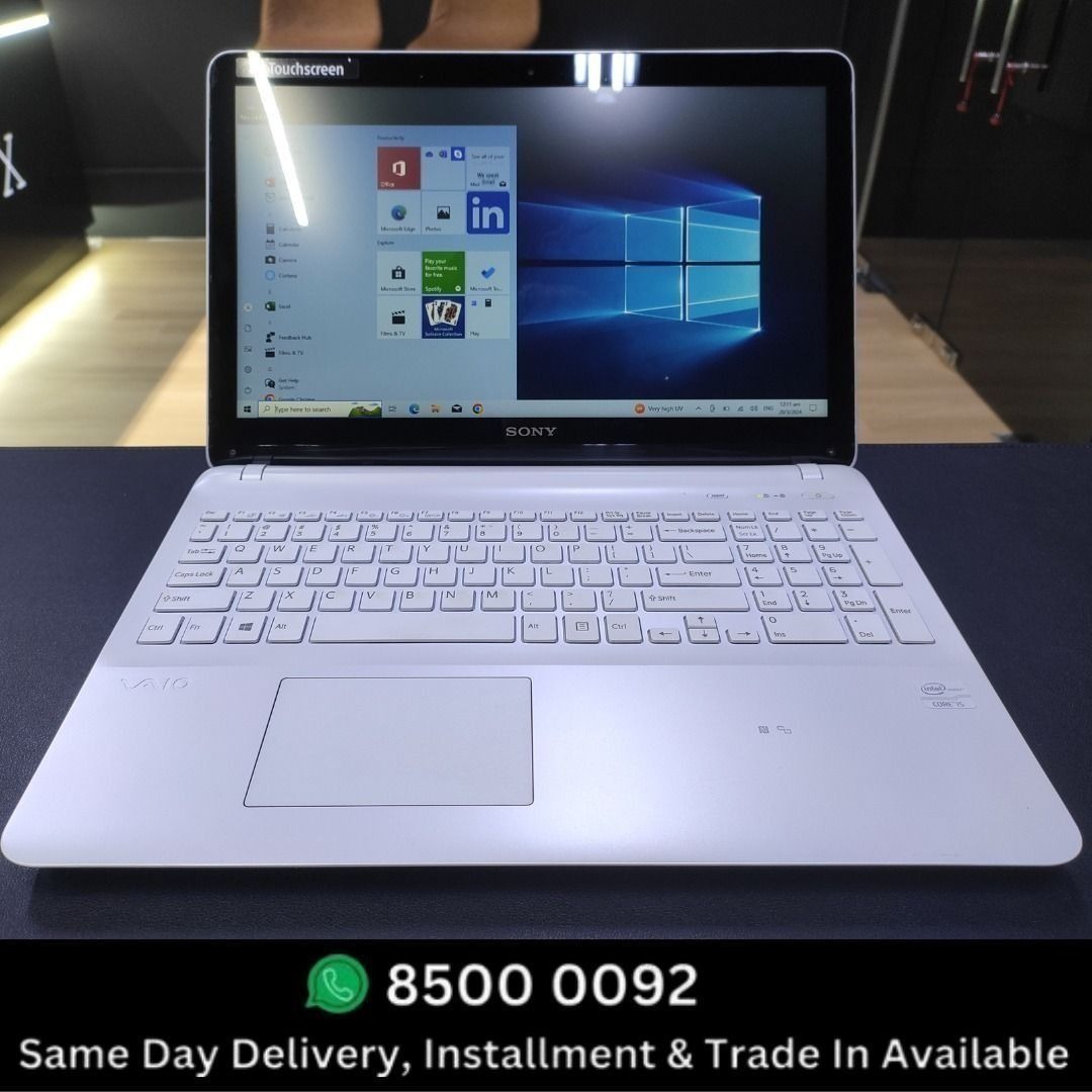 Sony Slim & LightWeight Gaming/Work/Entertainment Touchscreen Laptop ...