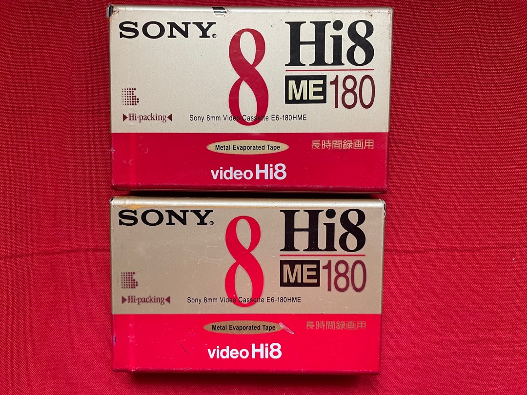 SONY video Hi8 Tape, Photography, Video Cameras on Carousell