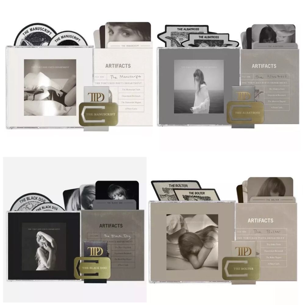 Taylor Swift - TTPD Collector’s Edition Deluxe CD (Set of 4), Hobbies ...