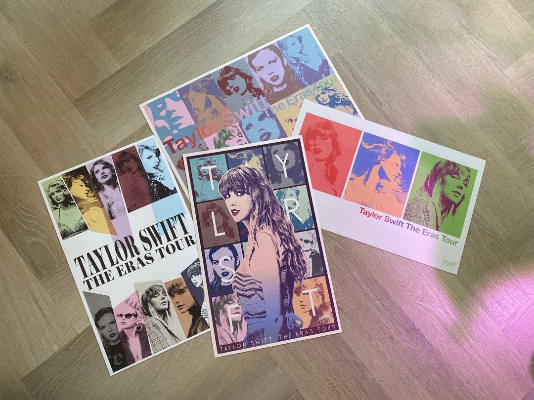 Taylor Swift Eras Tour posters, Hobbies & Toys, Memorabilia ...