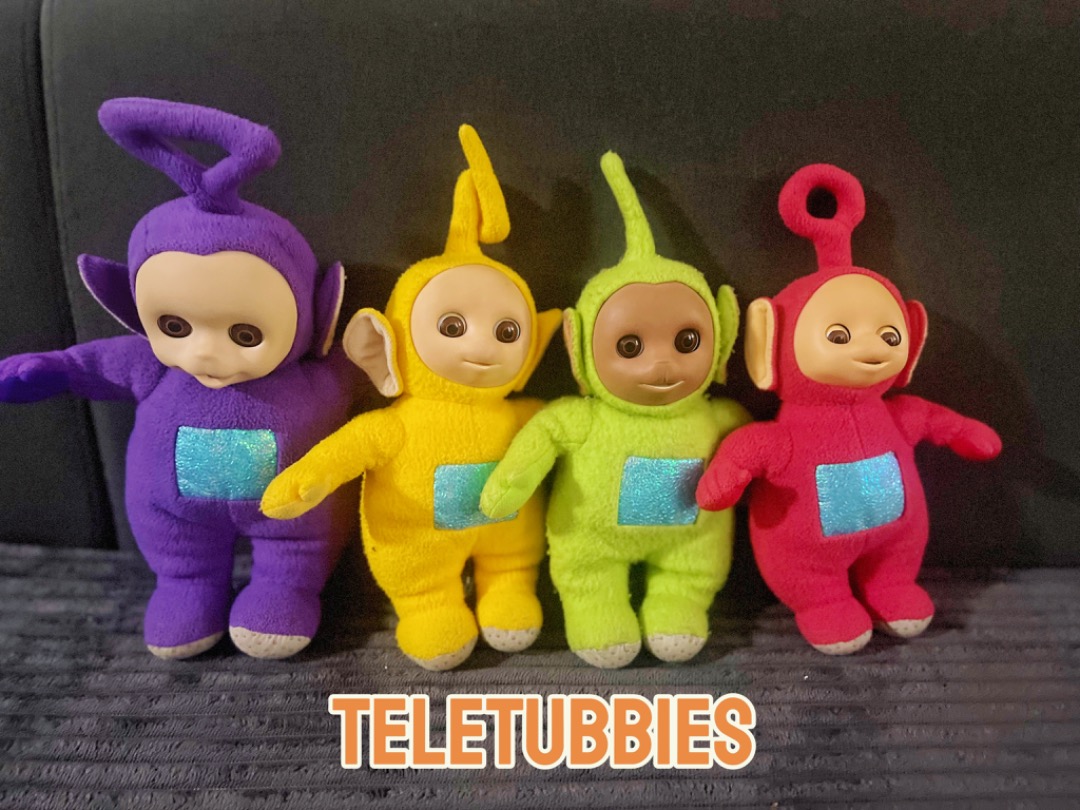 Teletubbies Opening Eyes Dolls Plush Vintage 1996 Original Set, Hobbies ...