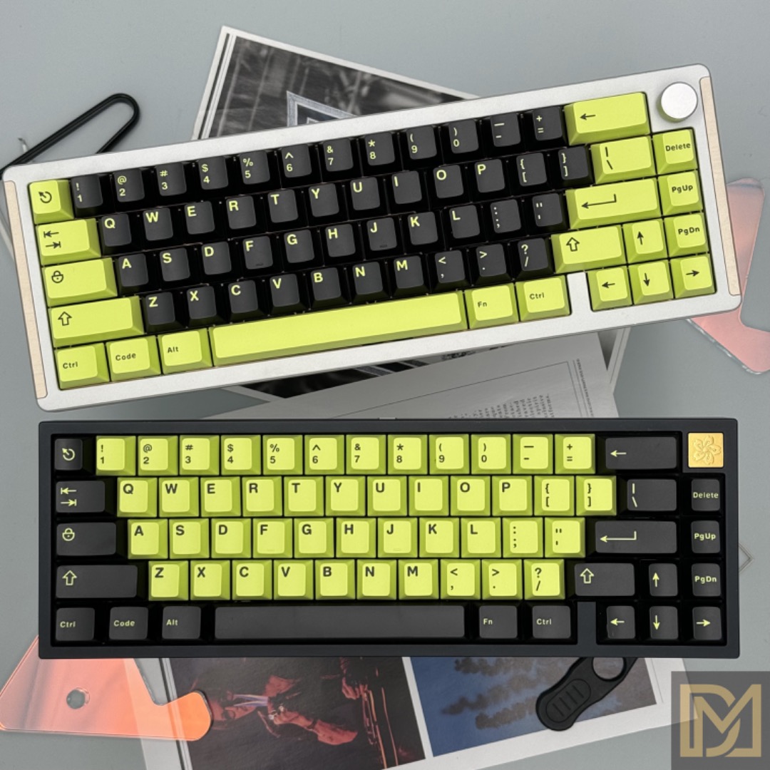 Toxic Keycap ABS Double Shot Cherry Green Keycaps AiFei 250pcs Fit All ...