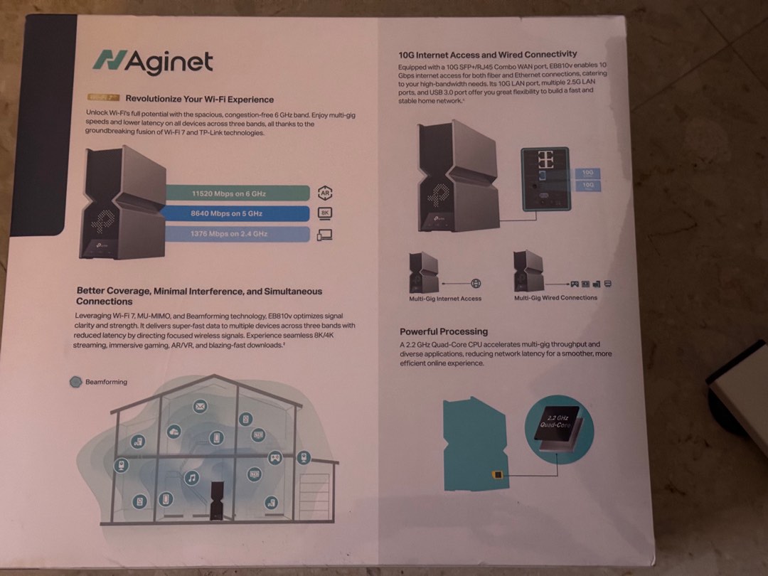 TP-Link EB810v Wifi 7 Router, Computers & Tech, Parts & Accessories ...