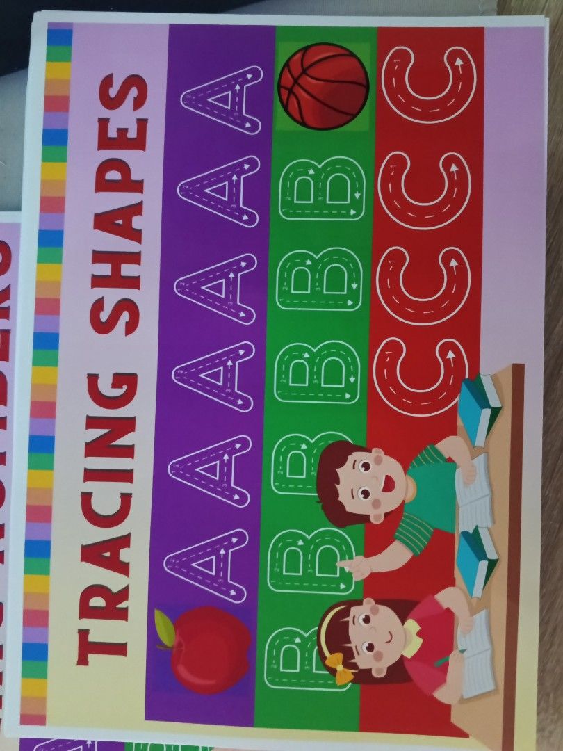 Tracing Pad ( Shapes and lines), Hobbies & Toys, Books & Magazines ...