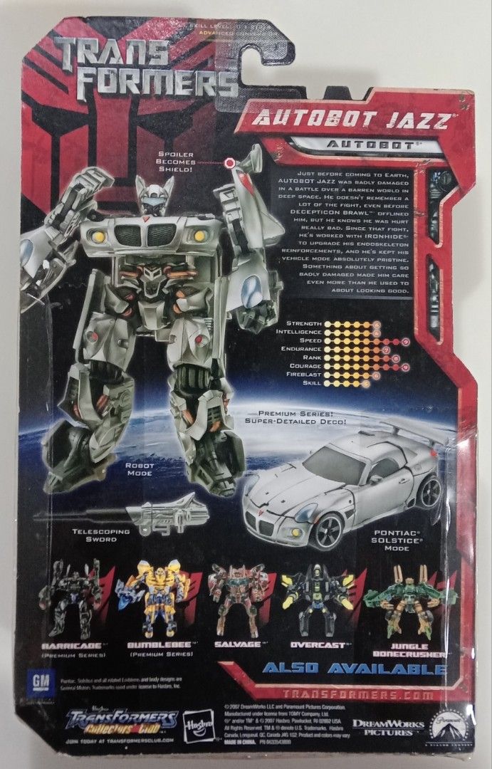TRIPLE TRANSFORMERS LIVE-ACTION MOVIE DELUXE BONANZA: Premium Jazz ...