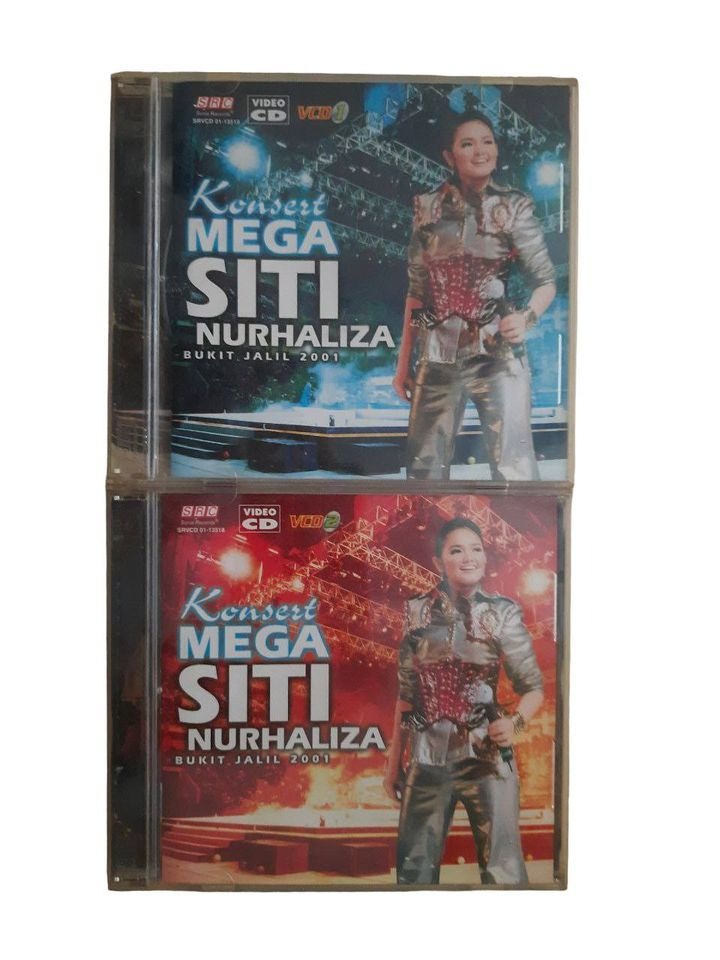 VCD Konsert Mega Siti Nurhaliza Bukit Jalil 2001 VCD 1 dan 2, Hobbies & Toys, Music & Media, CDs ...