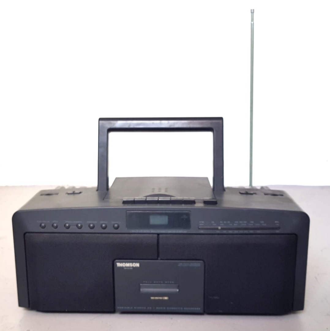 Vintage Thomson Boombox, Model TM 9130, Stereo Sound Machine, Radio FM ...