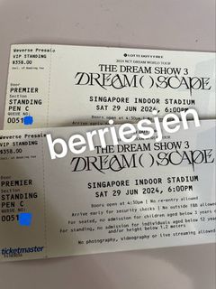[WTS] 2024 NCT DREAM WORLD TOUR in SINGAPORE, Tickets & Vouchers, Event Tickets on Carousell