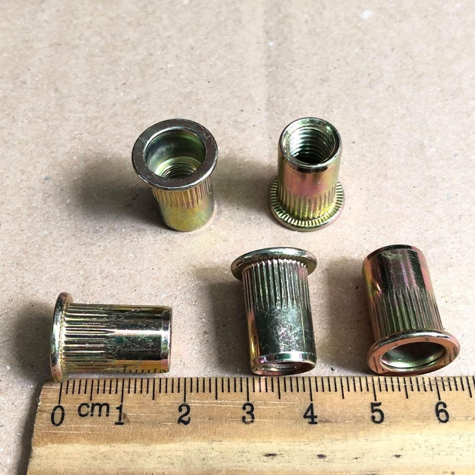 Zinc Coated Rivet Nut Yellow Ordinary M3 M4 M5 M6 M8 M10 M12 ...