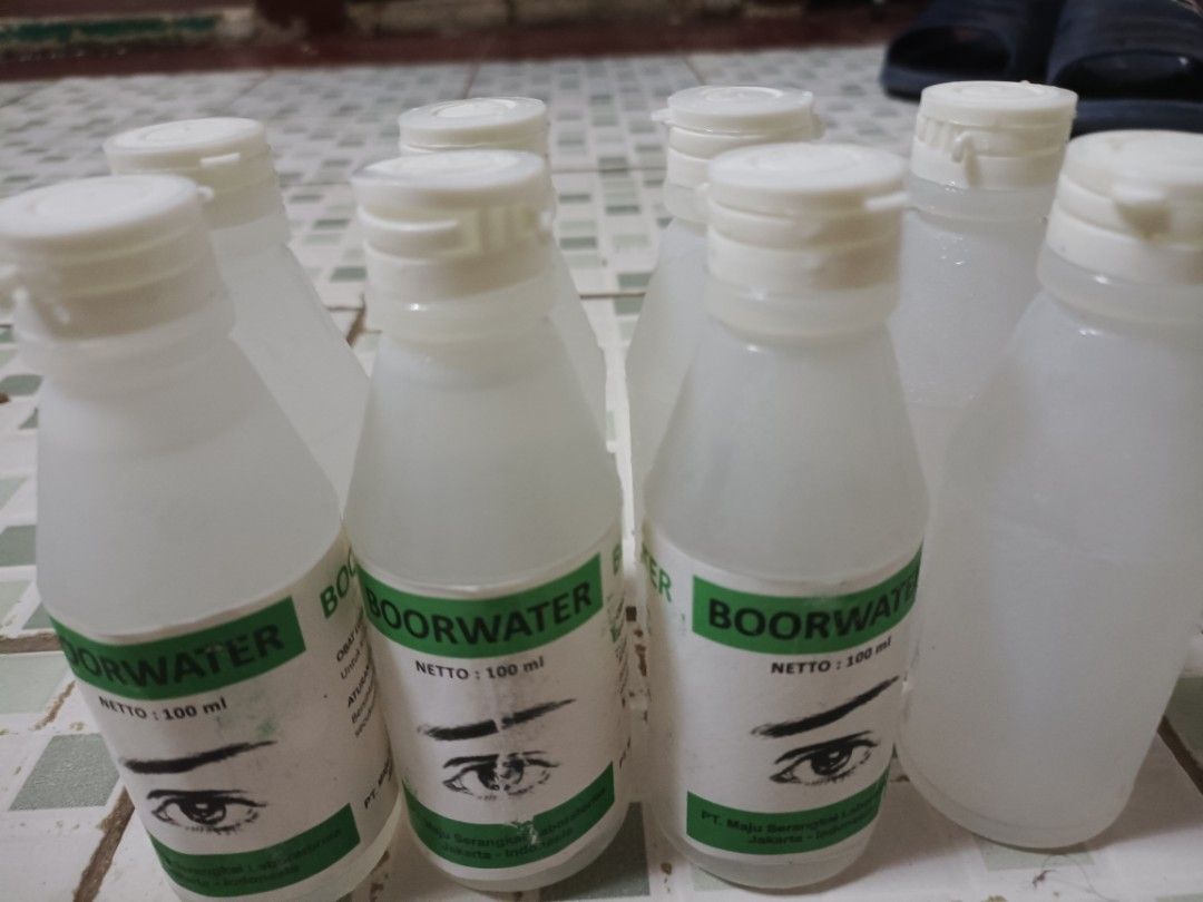 8 btl Boorwater @ 100ml, Barang Yang Dicari di Carousell