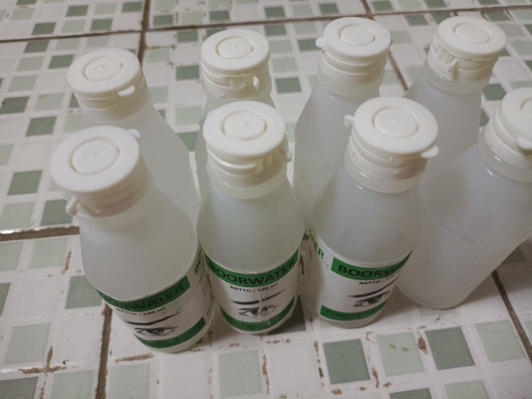 8 btl Boorwater @ 100ml, Barang Yang Dicari di Carousell