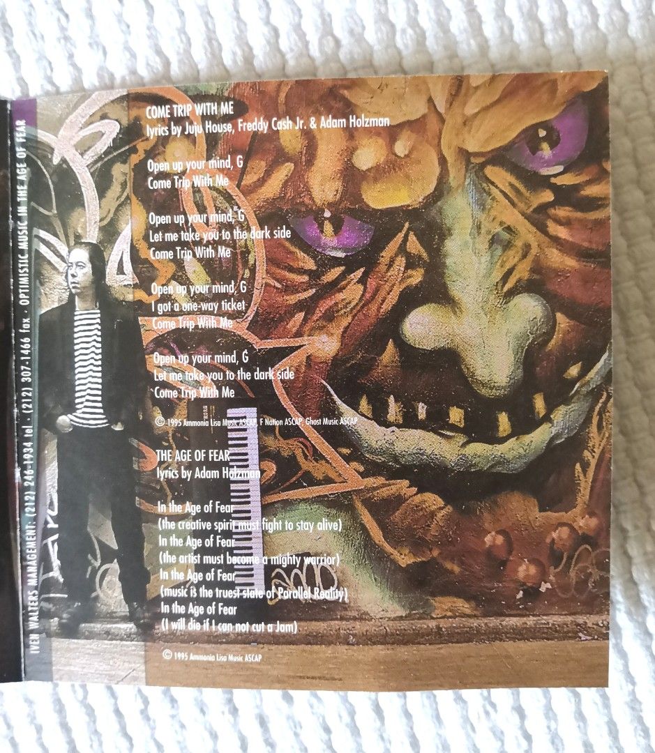 ADAM HOLZMAN BAND / MANIFESTO / Album CD, Hobbies & Toys, Music & Media ...