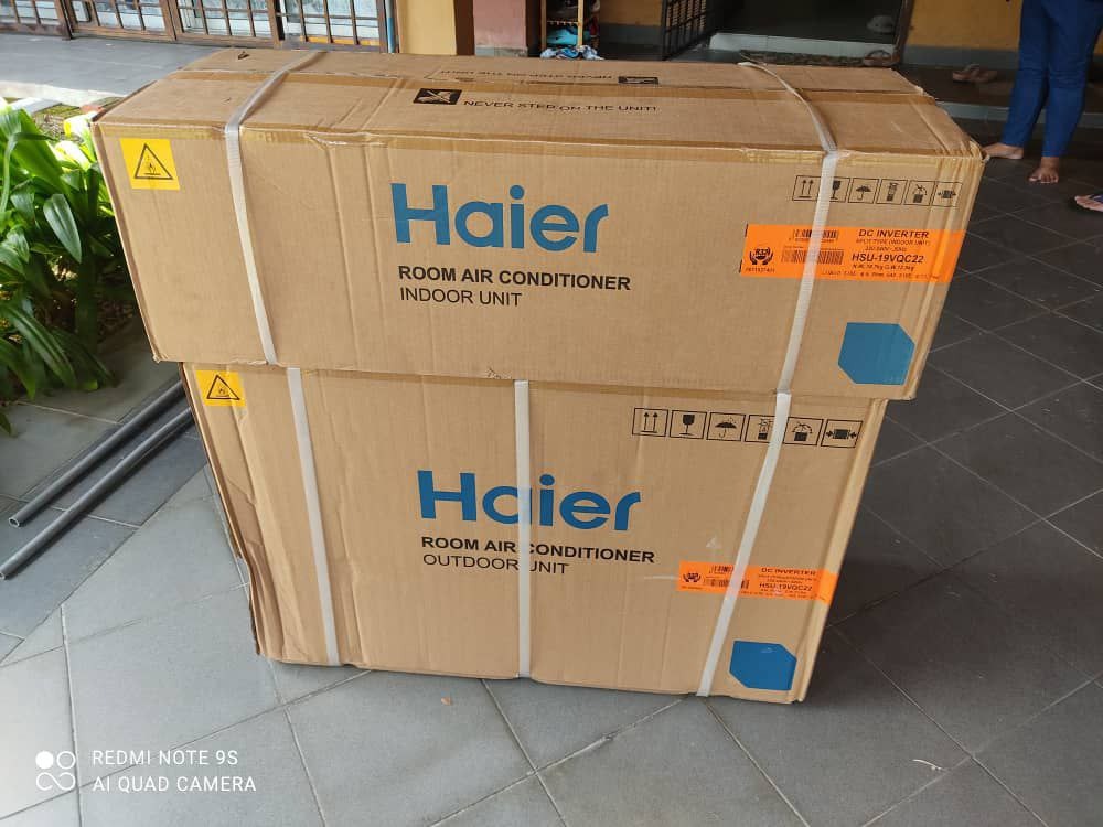 Aircond Murah Siap Pasang Haier 1.0hp Inverter Harga Siap Pasang ...