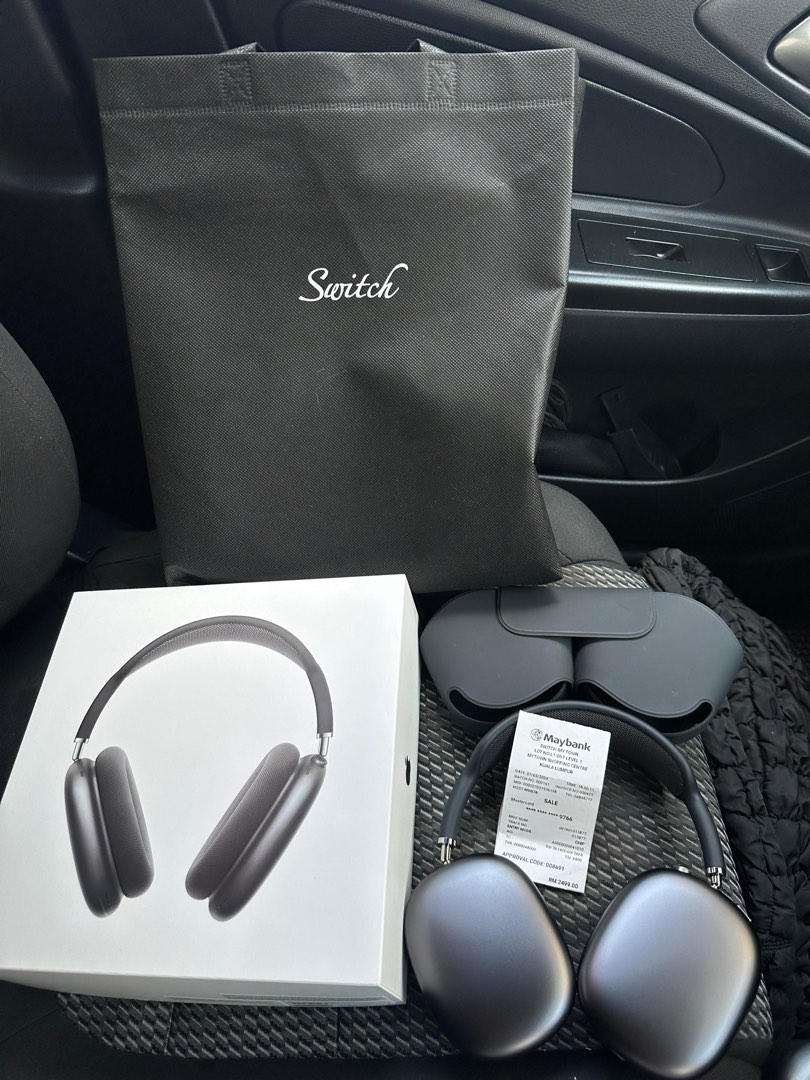 Airpods max space grey gray black apple, Audio, Headphones & Headsets ...